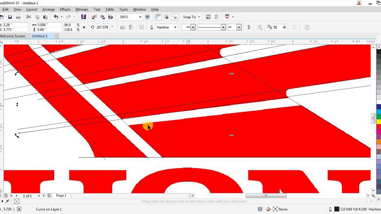 How to Draw HONDA Logo in CorelDrawX7 - YouTube