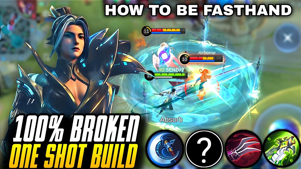 HOW TO BE FASTHAND?! SECRET SETTINGS & BEST BUILD LING ( 100% BROKEN ...