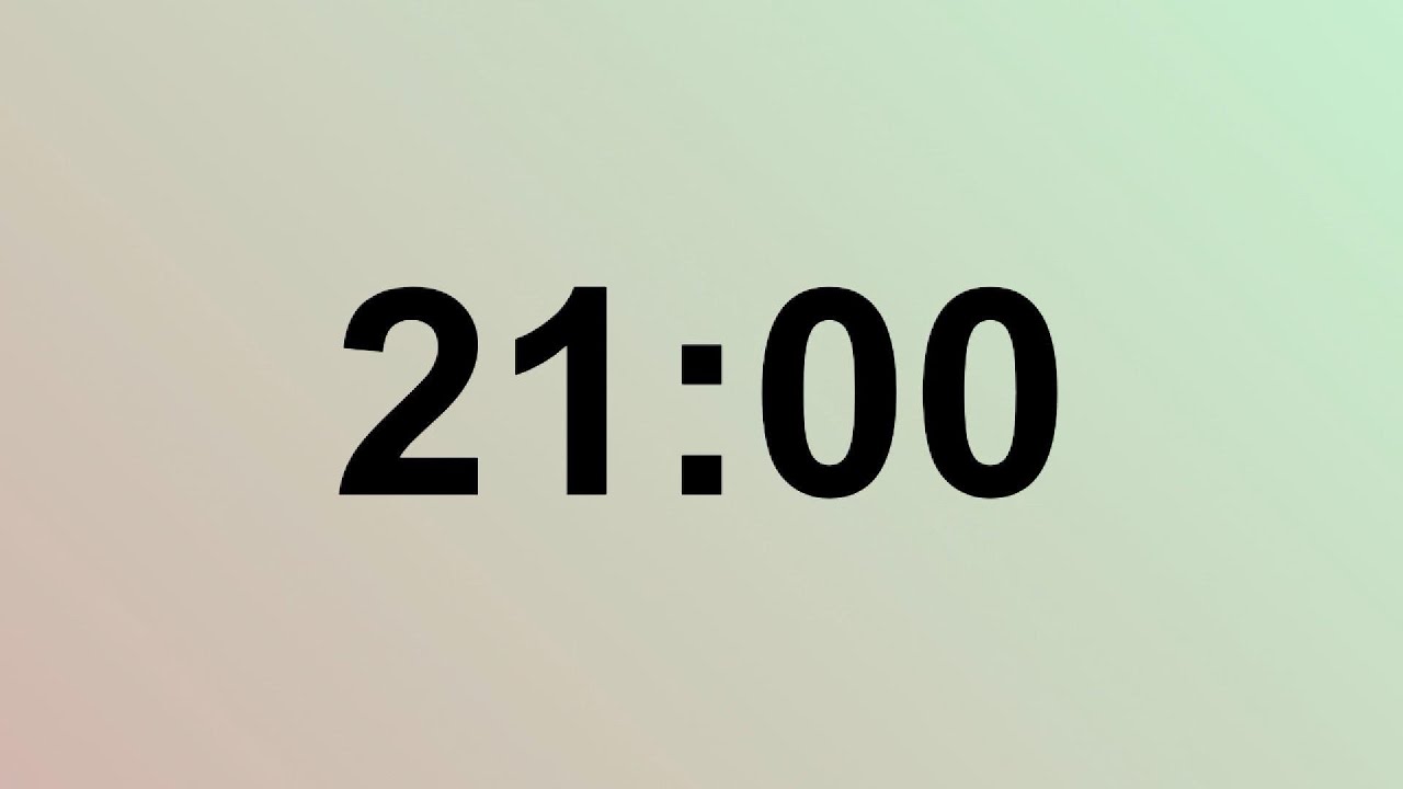 21 Minute Timer with Bomb Blast Finale Countdown with Explosive Finish - YouTube