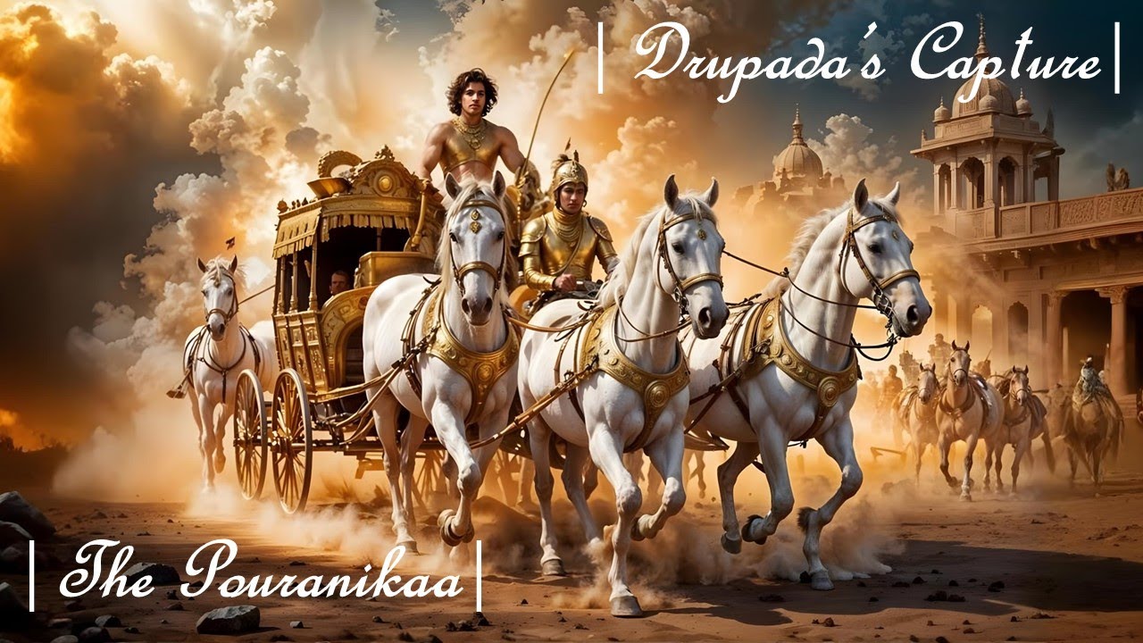 Ep.32 |Arjuna defeats Drupada- Karna flees| Mahabharata | as it is ...