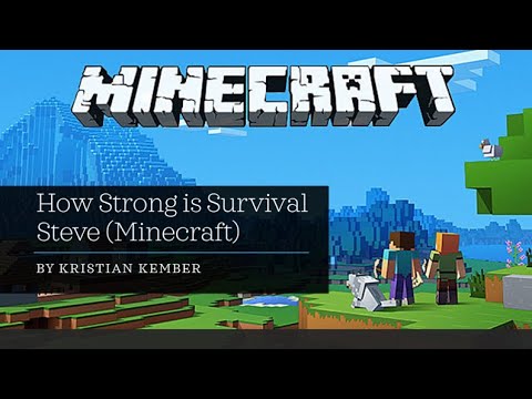 How Strong is Survival Steve (Minecraft) - YouTube