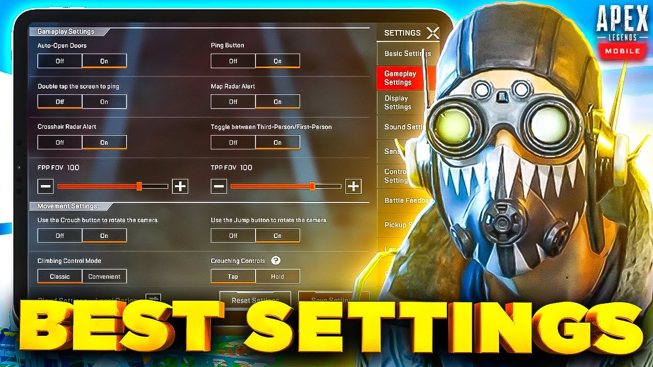 BEST SETTINGS for NO LAG in APEX LEGENDS MOBILE! - YouTube