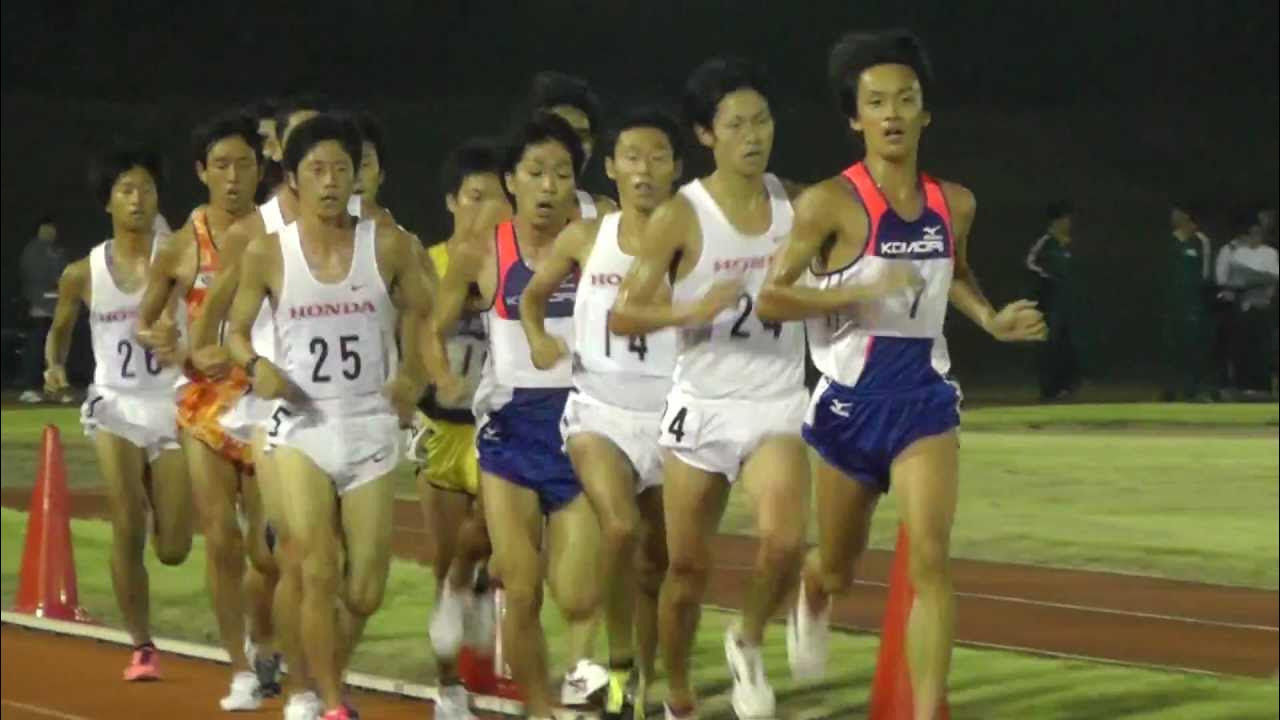 埼玉県実業団長距離記録会 男子10000m 4組 (前半) 2012年9月29日 - YouTube