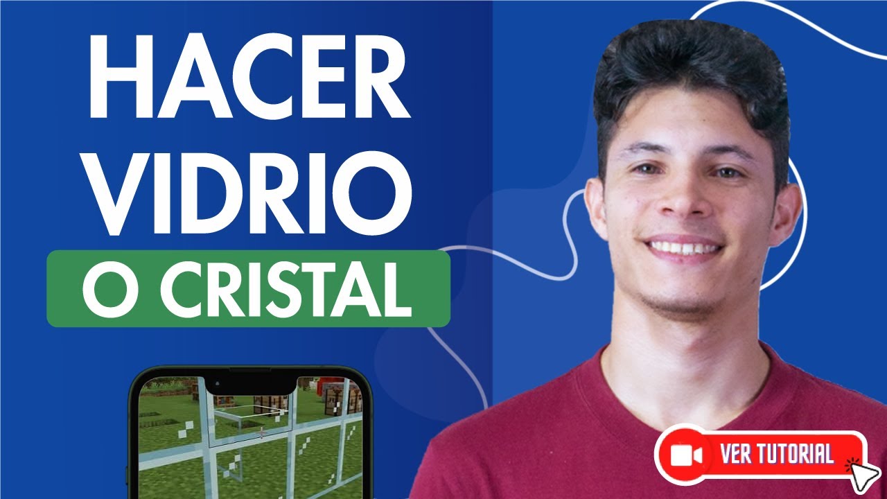 Cómo CREAR VIDRIO o CRISTAL en Minecraft [Tutorial paso a paso] 🪟 - YouTube