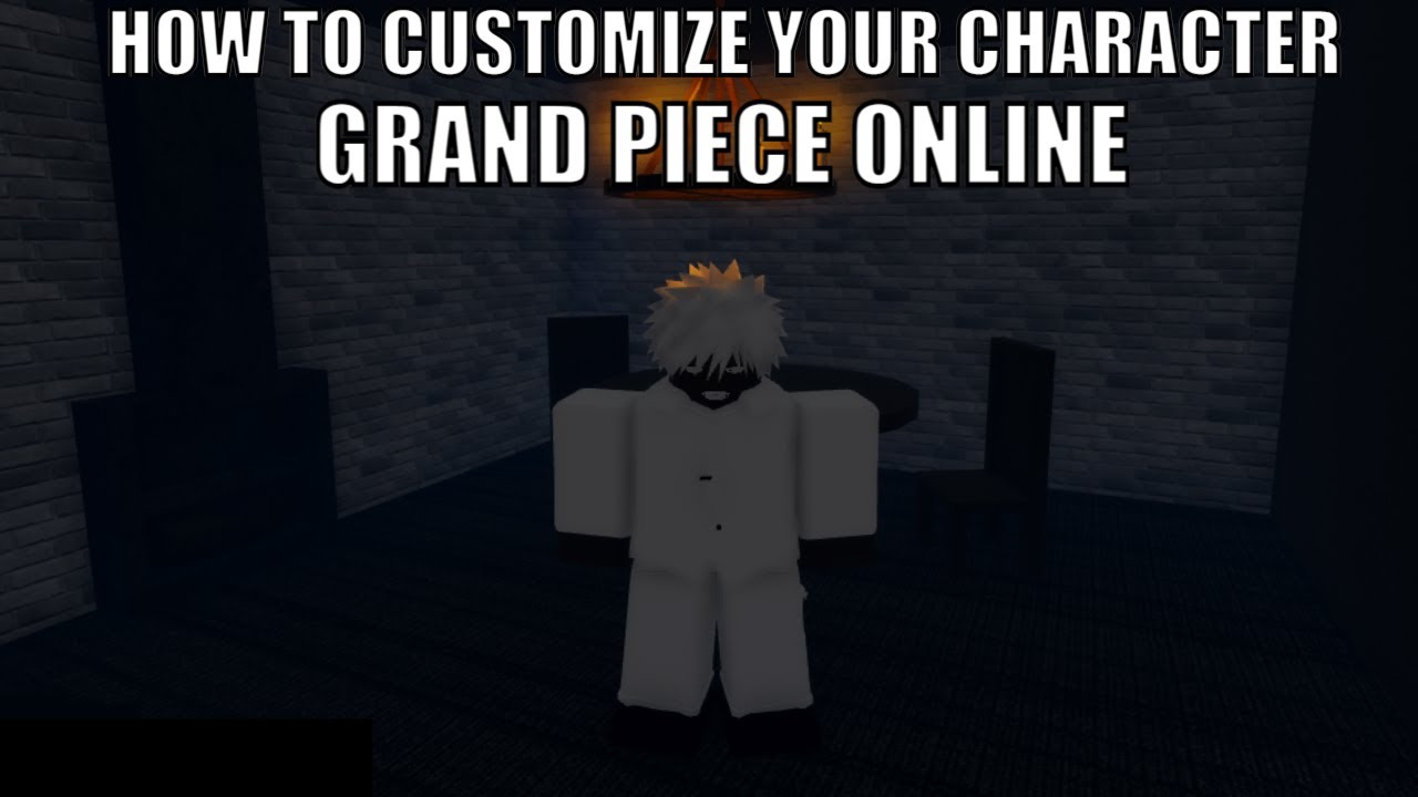 How To Customize Your Character GPO YouTube How To Customize Your Character GPO YouTube