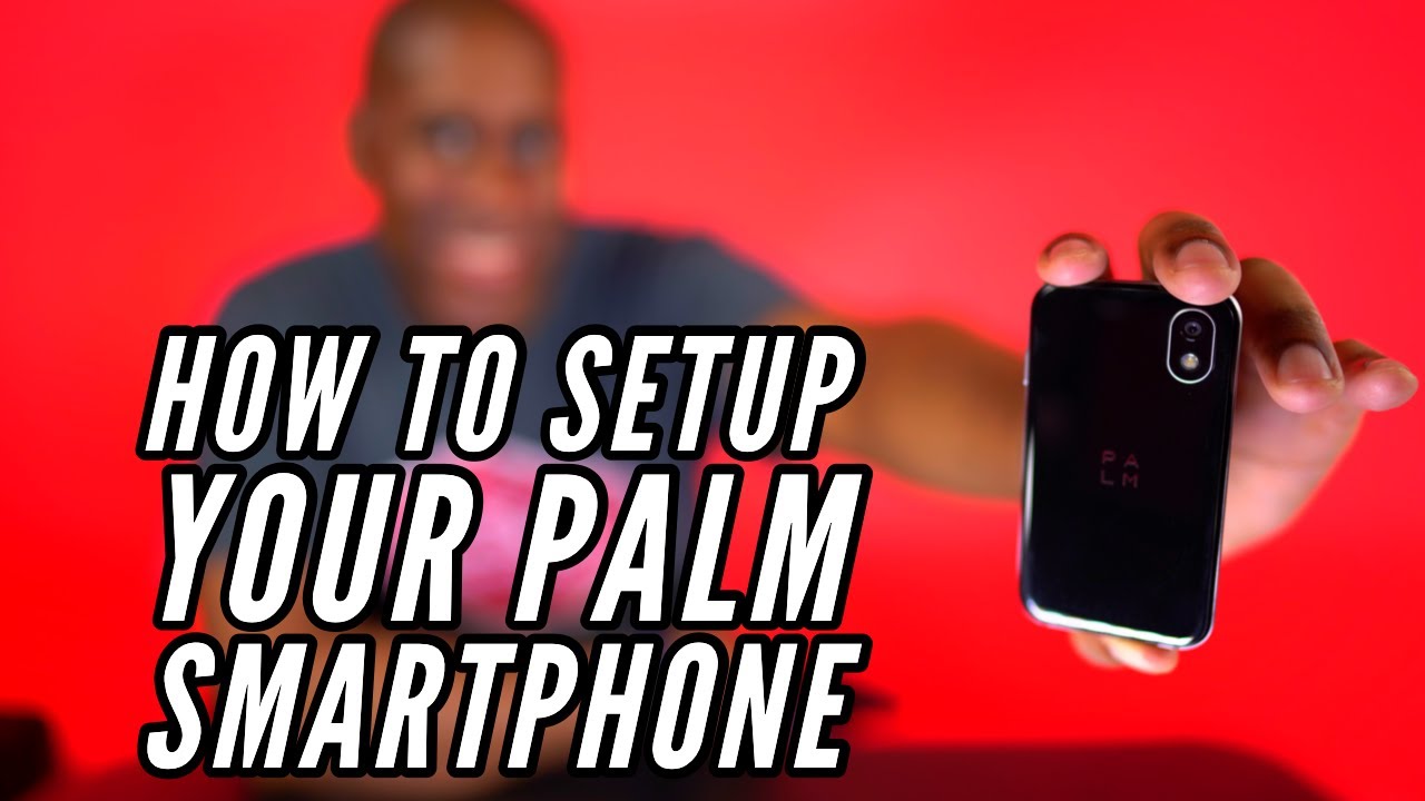 How To Setup Your Palm PV100 Mini Smartphone Right Out Of The Box - YouTube