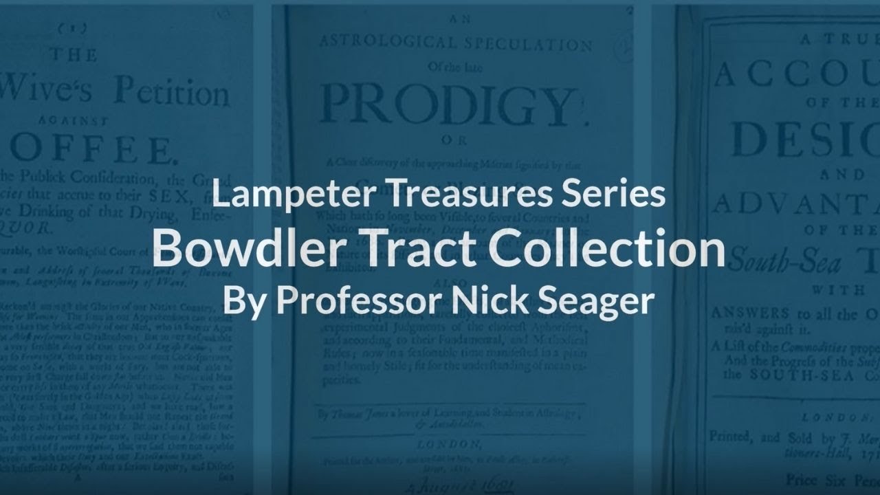 Lampeter treasures Series: Bowdler Tract Collection by Professor Nick ...