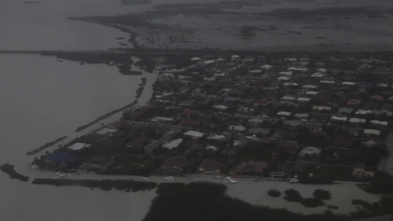 Hurricane Irma: Flyover of Marathon and Key West, Florida - YouTube