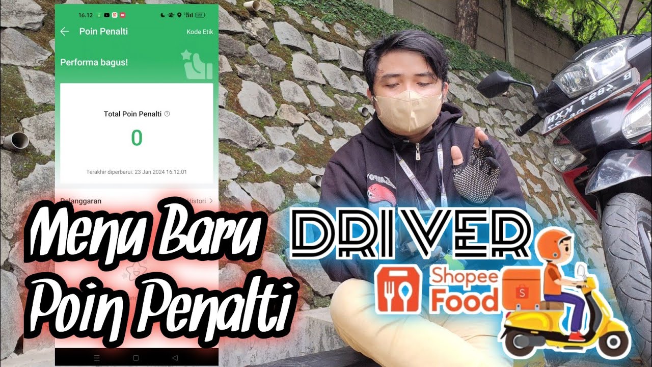 Cara Terbaru Liat Poin Pelanggaran Driver Shopee Food #DSF Vlog 6 # ...