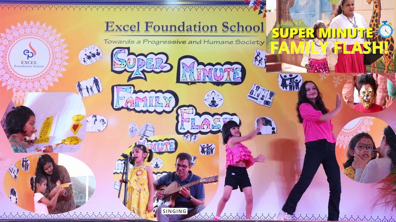 Super Minute Family Flash | Excel Foundation School - YouTube
