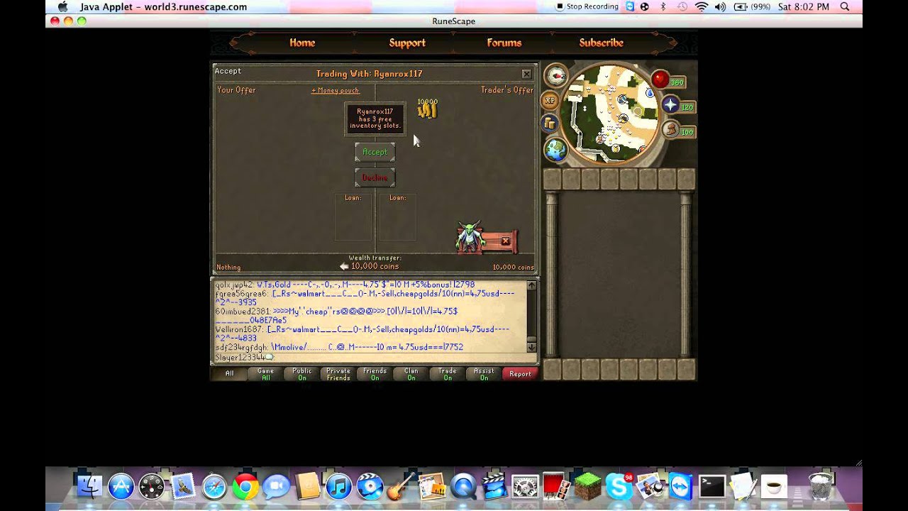 Runescape Scam - YouTube
