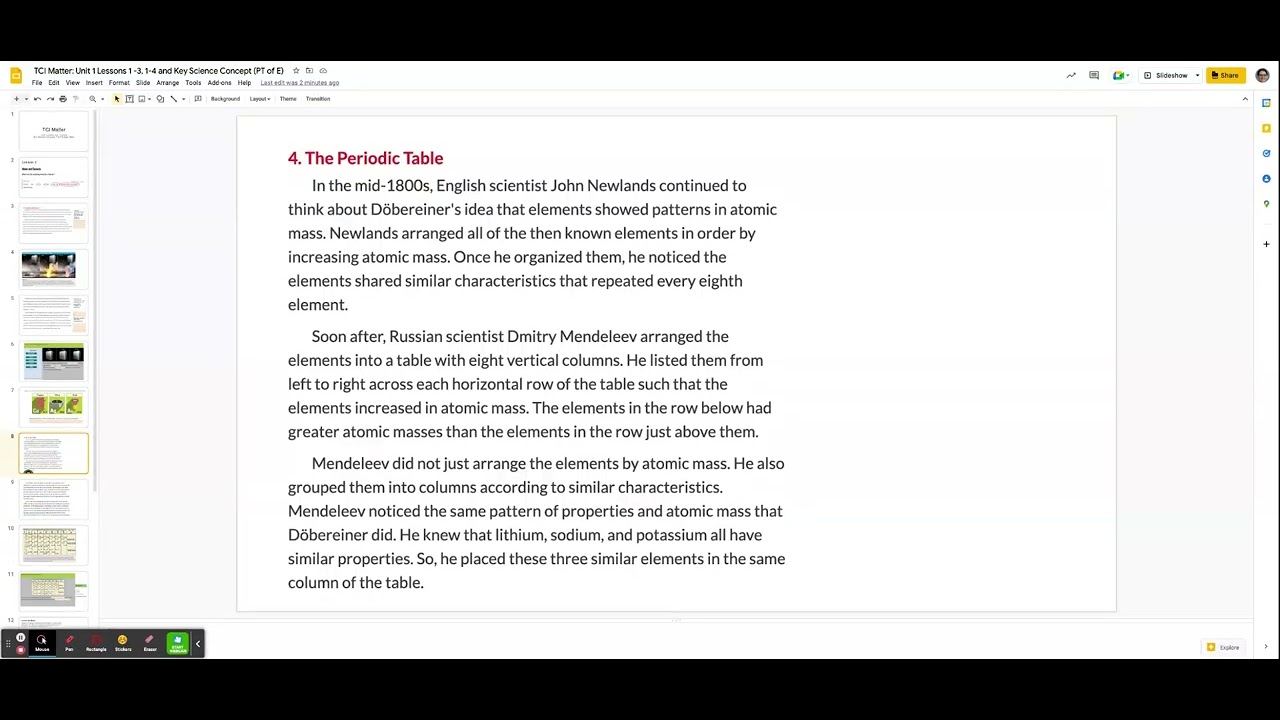 TCI Matter: Unit 1 Lessons 1-4 S1 - YouTube