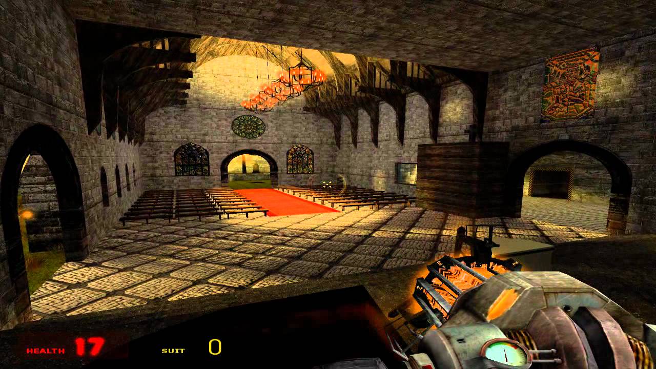 Source Engine: Scary Custom Church Map - Preview 2 (HL2DM) - YouTube