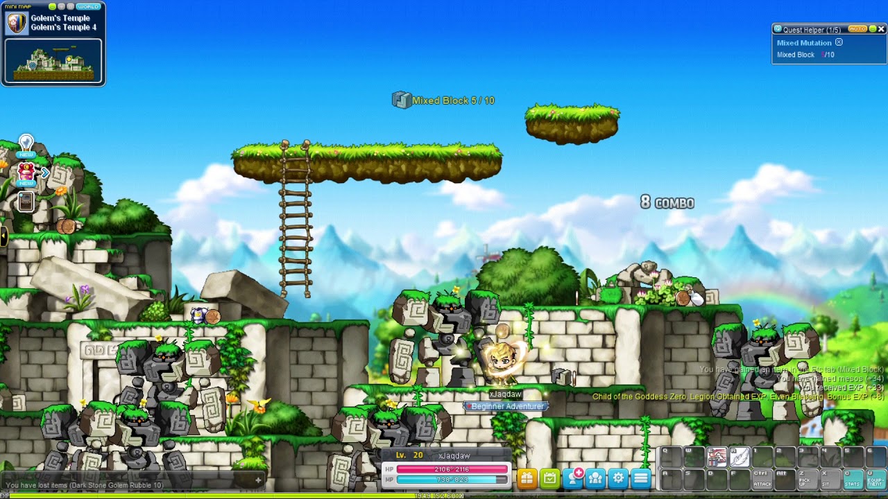 MapleStory Playthrough | Golem's Temple - YouTube
