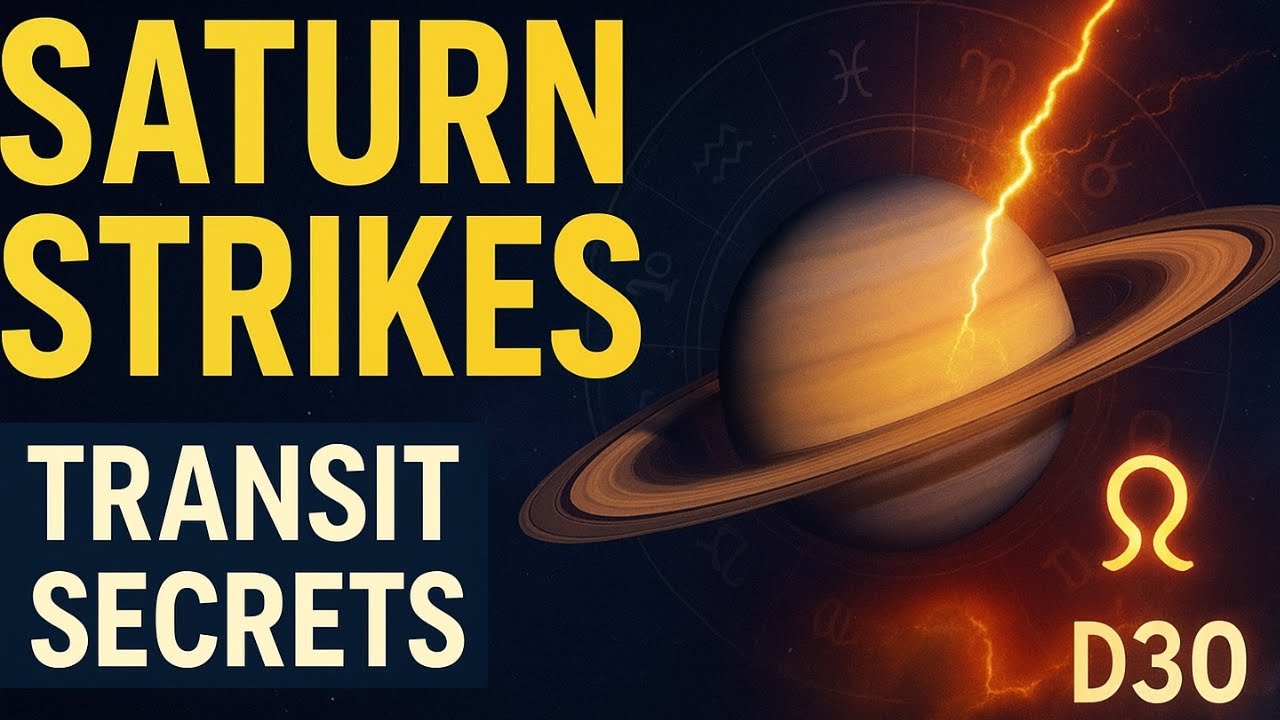 Saturn Transit & D30 Chart Secrets Explained - YouTube
