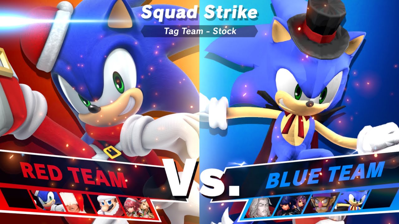Team Santa vs Team Vampire Squad Strike: SSBU Mods Quickie - YouTube