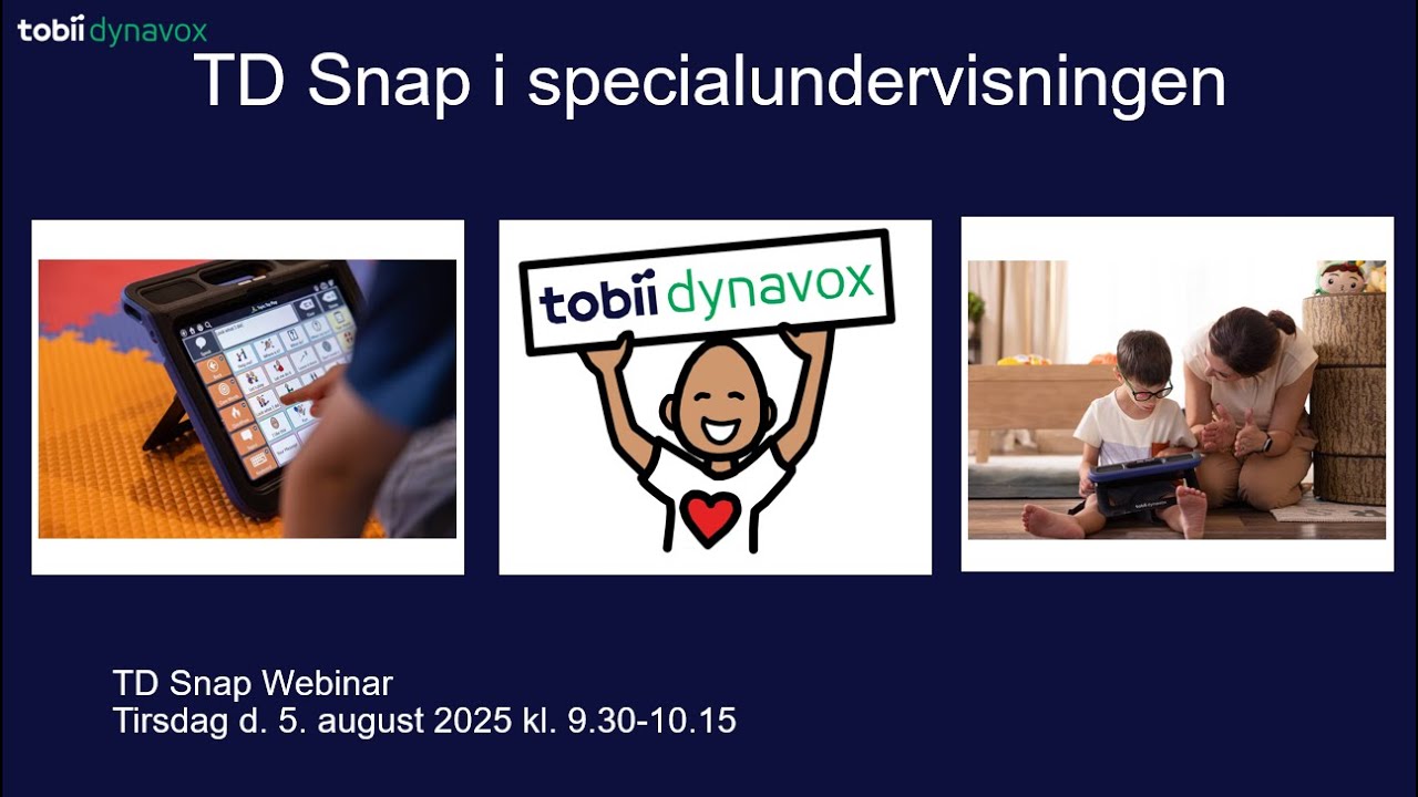 Webinar: TD Snap i specialundervisningen - YouTube