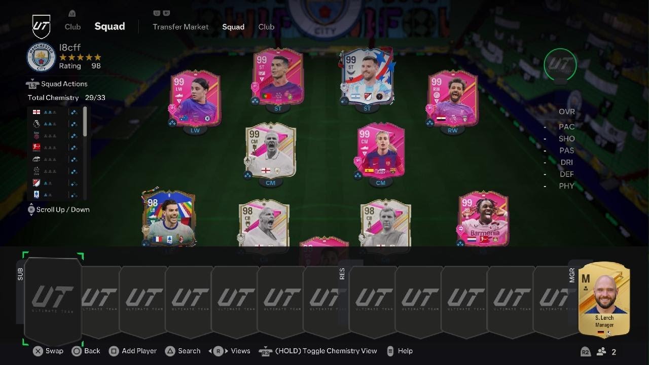 showing my squad in fifa 24+ opening packs i got 94 player!! - YouTube