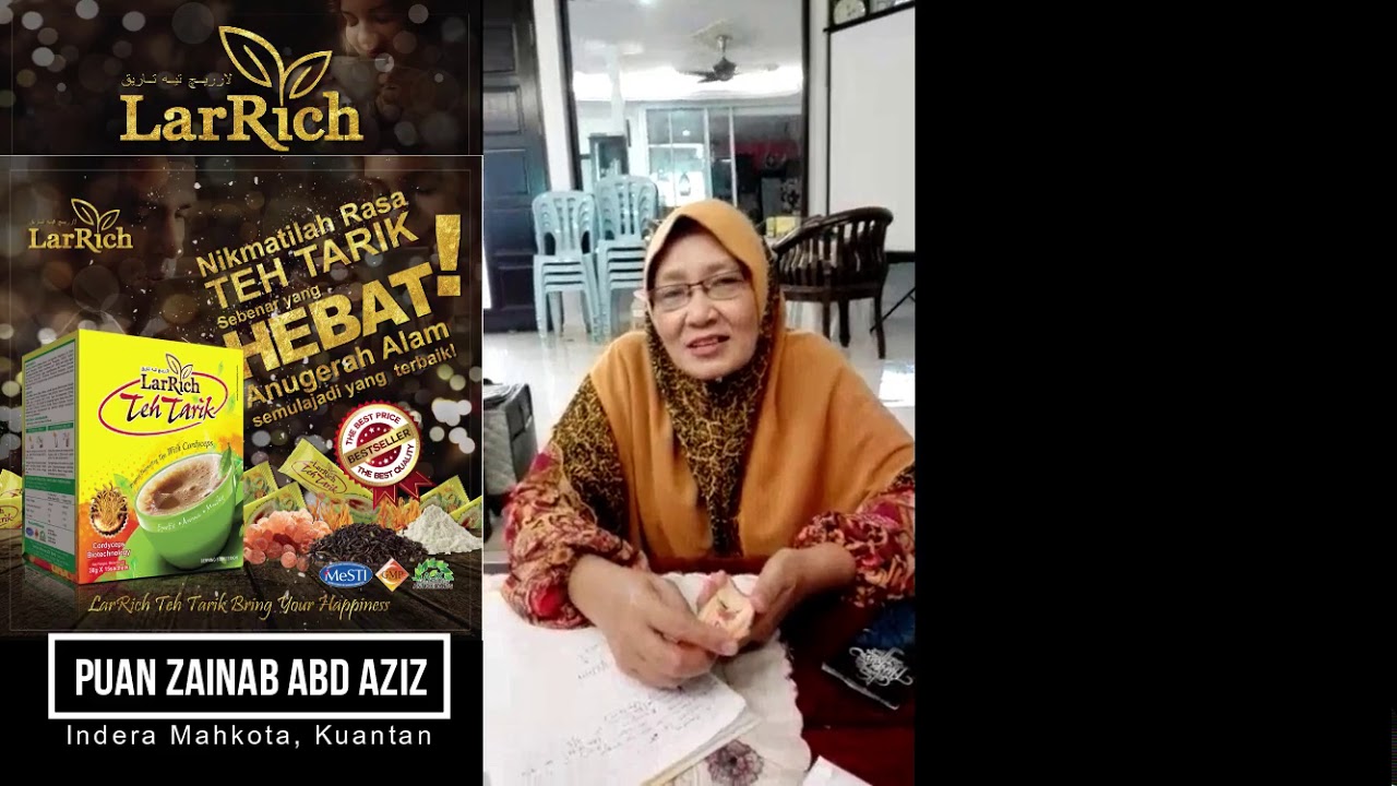 LarRich Tea Tarik - Kisah Puan Zainab - YouTube