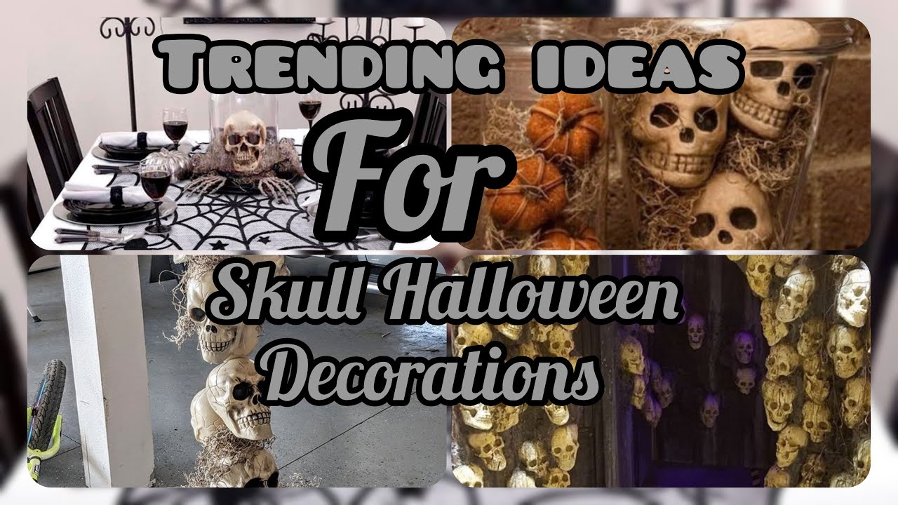TRENDING SKULL DECOR FOR HALLOWEEN | Home Decor - YouTube