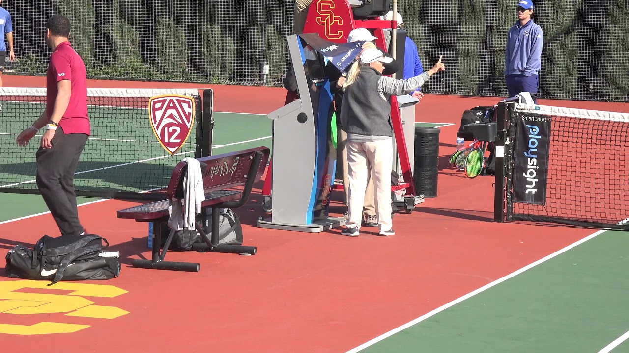 01 25 2020 Vasileios Iliopoulos/Arthur Neuhaus (SCU) vs Victor Krustev ...