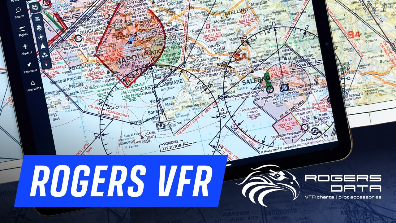 European VFR Charts from Rogers Data - Now in Navigraph Charts - YouTube