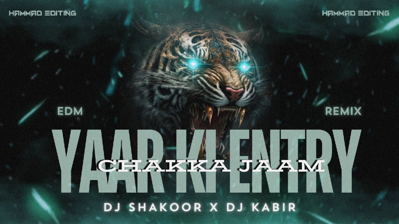 YAAR KI ENTRY ( chakka jaam) || EDM •• MIX || DJ SHAKOOR x DJ KABIR ...
