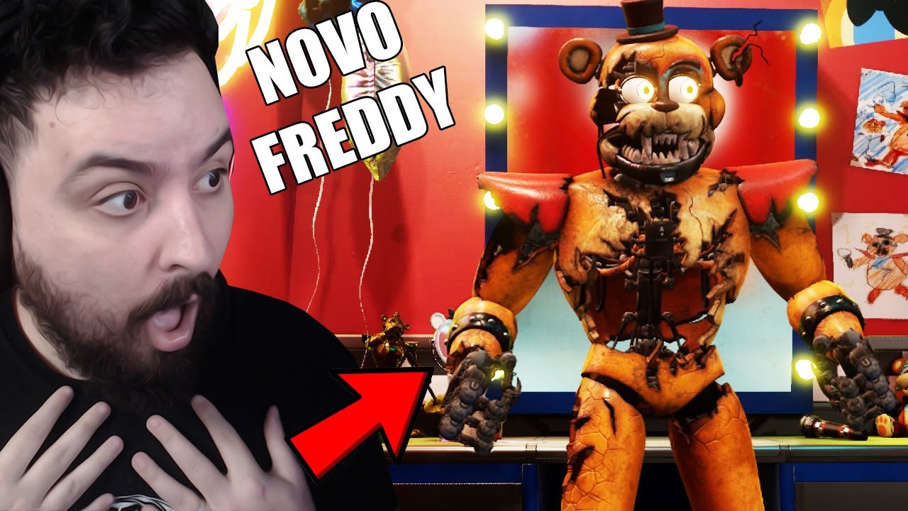 O NOVO FREDDY DESTRUÍDO DA DLC HALLOWEEN DE FIVE NIGHTS AT FREDDY'S ...