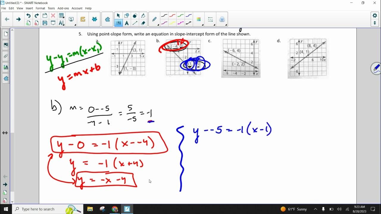 Algebra 2 Section 1.3a Part C - YouTube