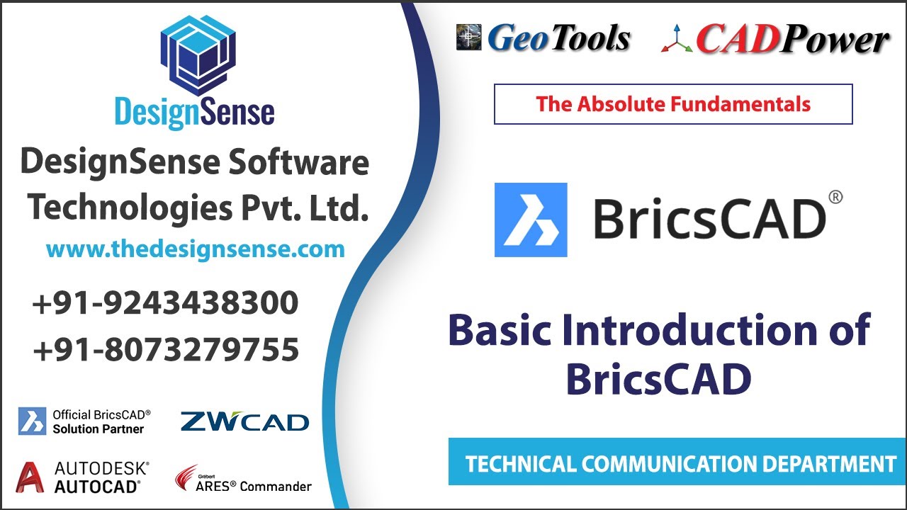 BricsCAD Tutorials: Basic Introduction of BricsCAD Software | The ...
