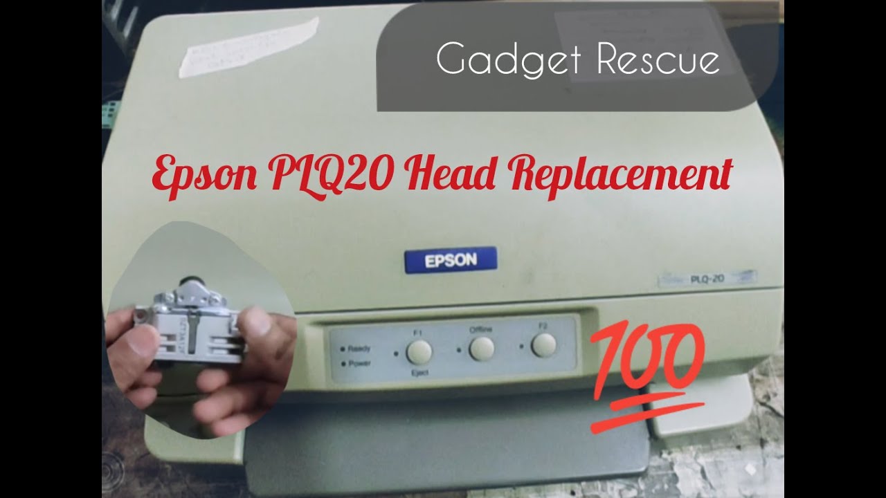 Epson PLQ 20 Printer Head Replacement 2024 - YouTube