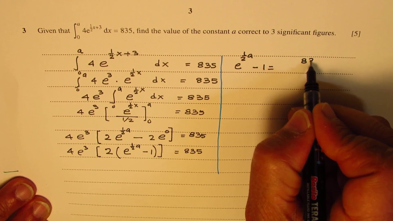 Given the Integrand Find the Functions Calculus 2 - YouTube
