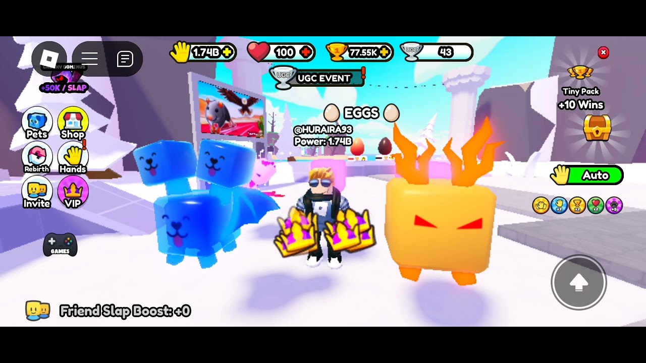 Roblox IN POWER Slap simulator part 2 - YouTube