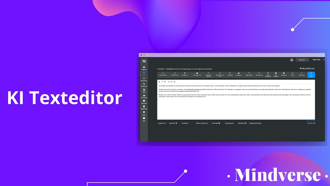 Unser All-In-One KI Texteditor! - YouTube