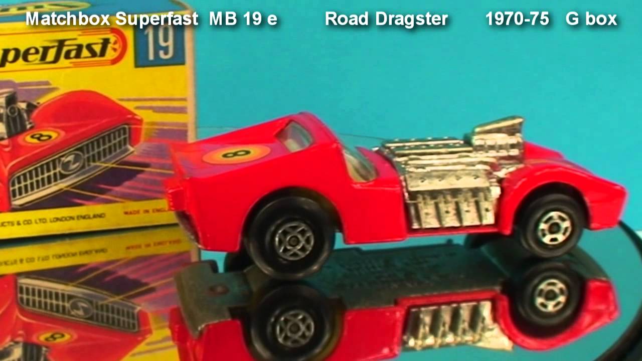 Matchbox Cars 1970 Superfast MB 19 e Road Dragster - YouTube