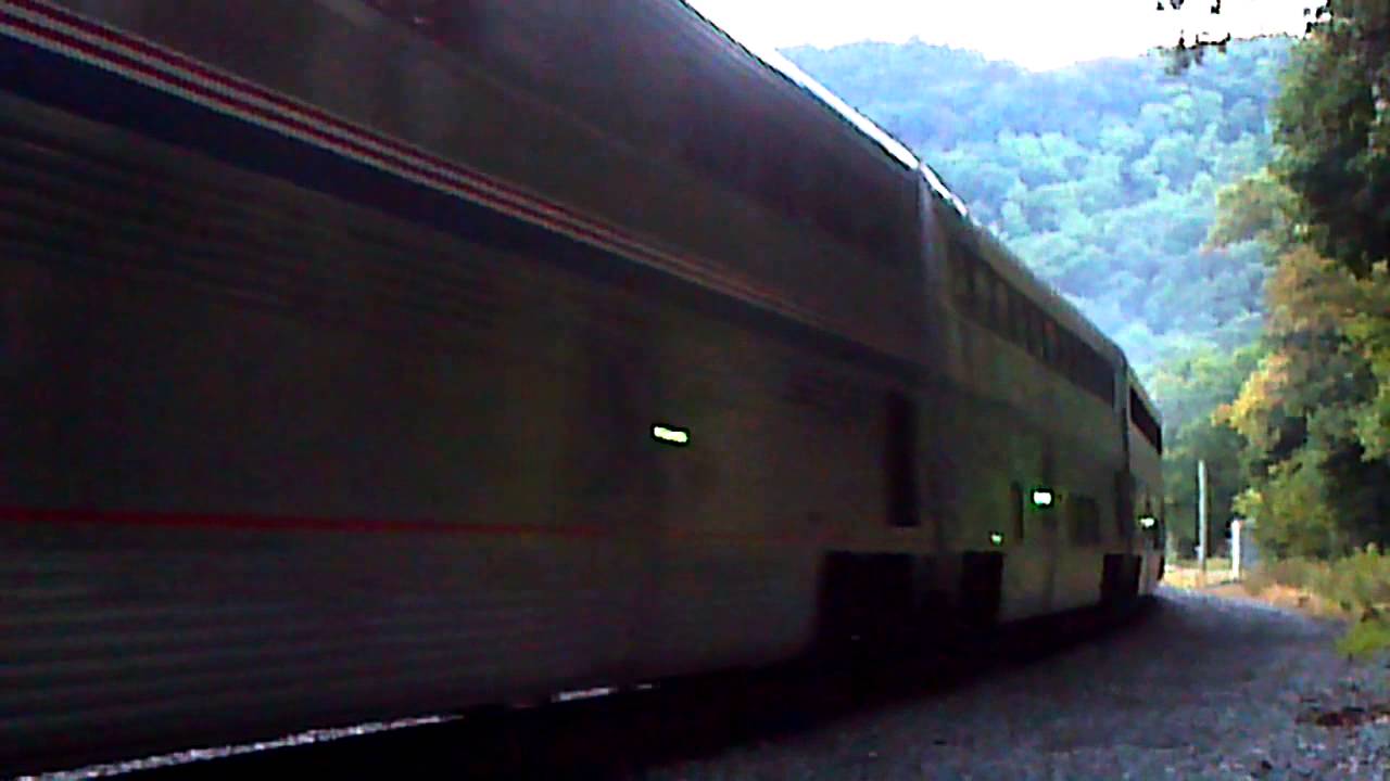 Amtrak Capitol Limited assaulting Sand Patch Grade - YouTube