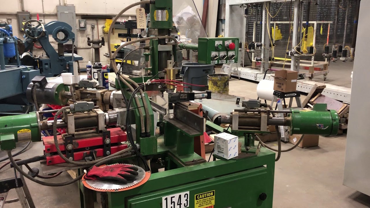 Nichols Cornerblock Machine Video 104163 - YouTube