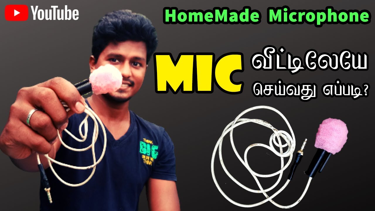 How to Make Mic at Home? | Mic வீட்டிலேயே செய்யலாம் வாங்க! | Vijay ...