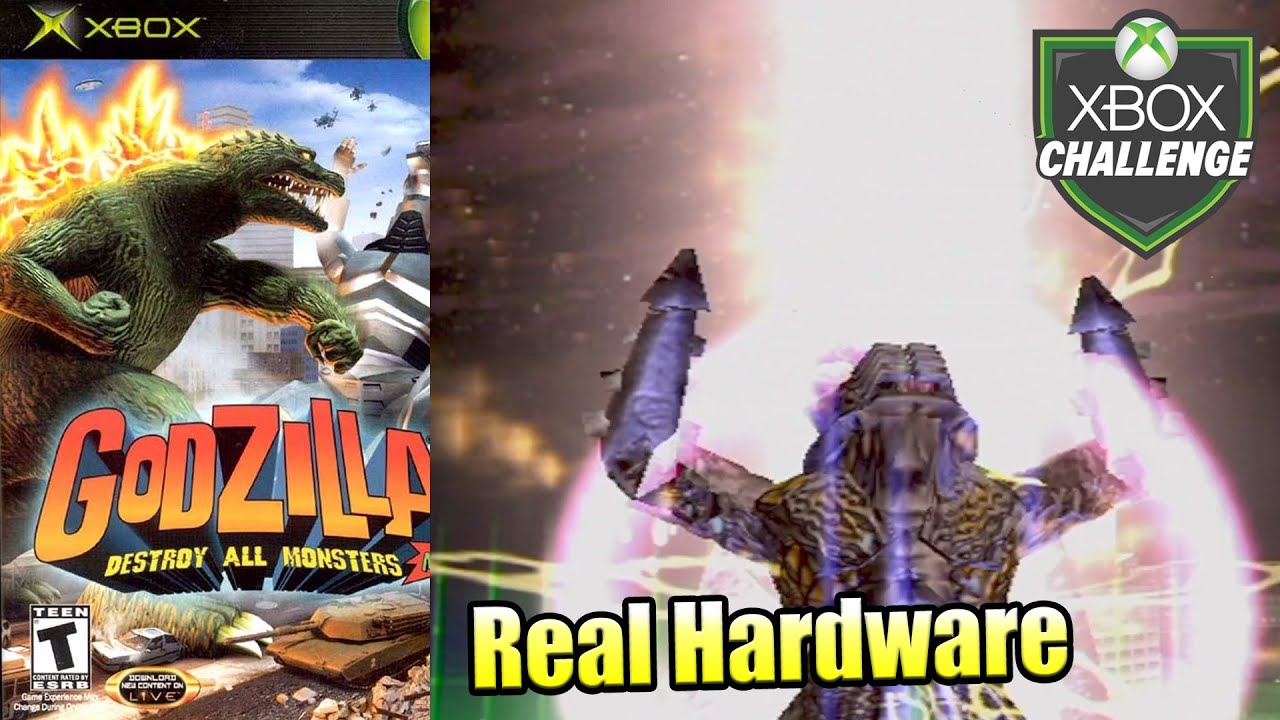 Godzilla Destroy All Monsters Melee — Xbox Original Gameplay HD — Real ...