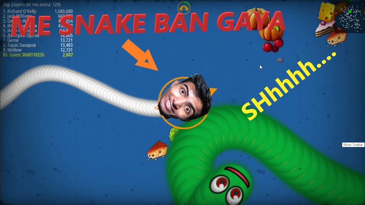 Worms Zone : Me Saap Ban Gaya (worms zone Android) Beastboyshub|mythpat ...