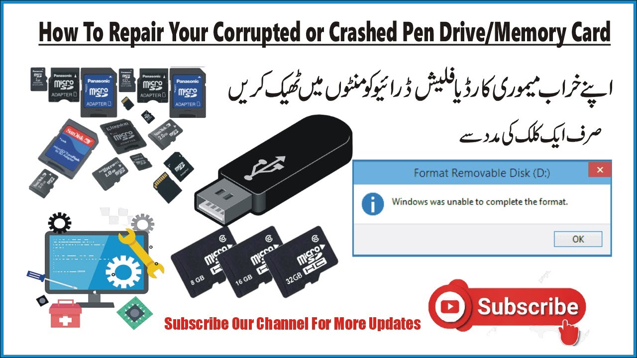 How To Repair Your Corrupted Or Crashed Pen Drive With This Method ...