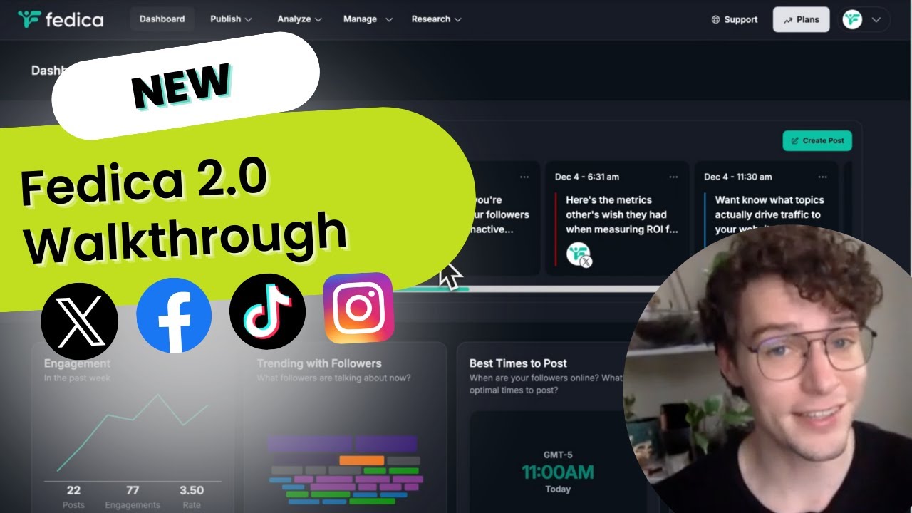 A Quick Walkthrough of Fedica 2.0 - YouTube