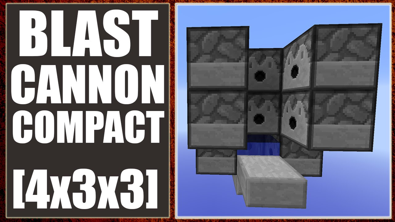 Minecraft: Blast Cannon Compact [The Compact Destroyer!] [42 TNT ...