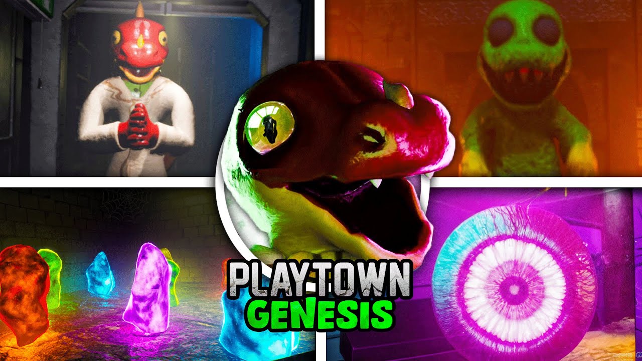Playtown Genesis - Full Game Walkthrough & Ending + All Jumpscares ...