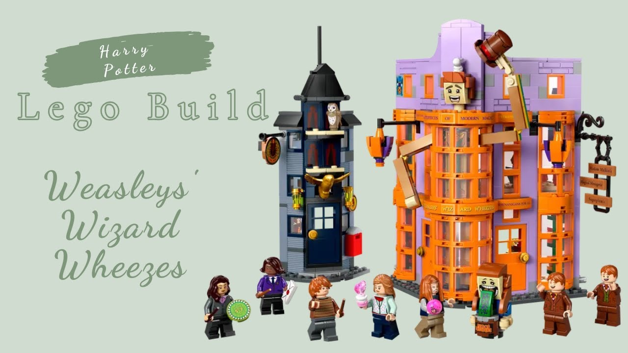 Building the Weasley Wizard Wheezes LEGO Set | Harry Potter LEGO Time ...