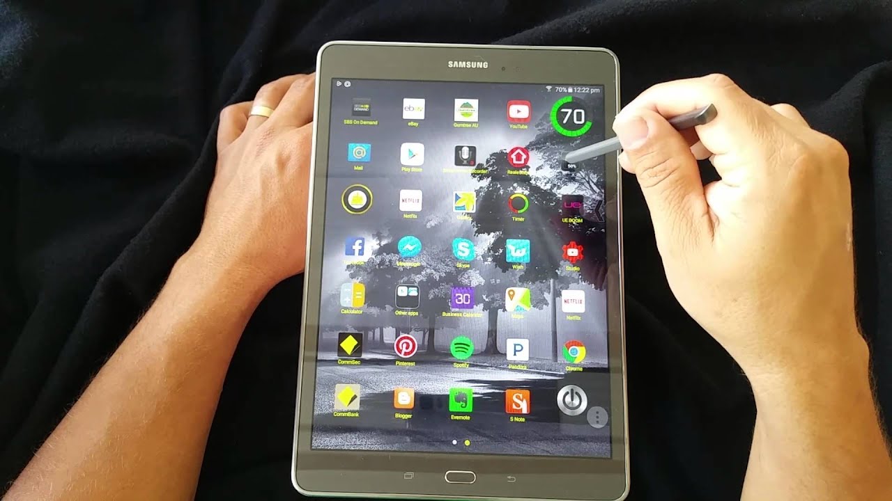 FTW Widgets for the Android based Samsung Galaxy Tab A 9.7 with S-Pen ...