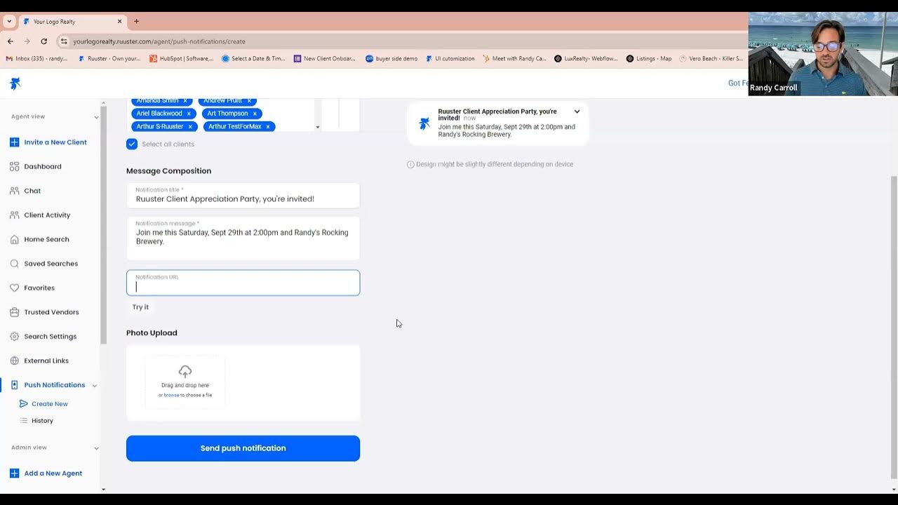 Marketing through Ruuster - Custom Push Notifications - YouTube