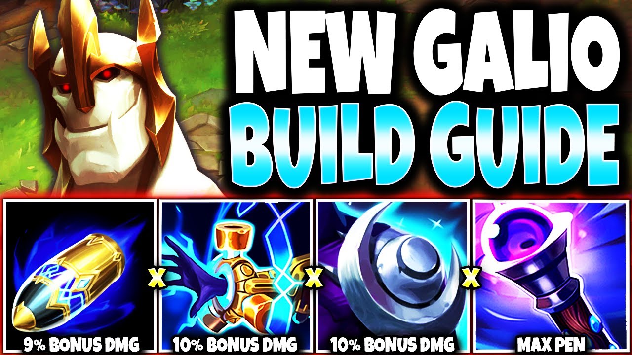 The Complete New Meta Galio x29% Bonus Dmg Season 13 BUILD GUIDE (2 in ...