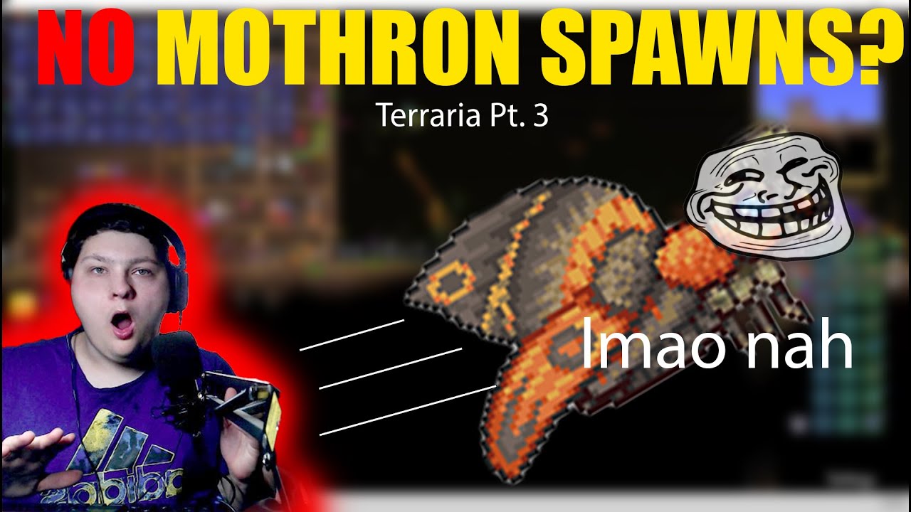 A solar eclipse WITHOUT MOTHRON?! Terraria Co-Op Part 3 - YouTube