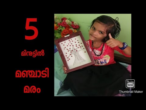 DIY - WALL ART - Back to nature ,Lucky Red Seeds - Manjadi Kuru Wall ...